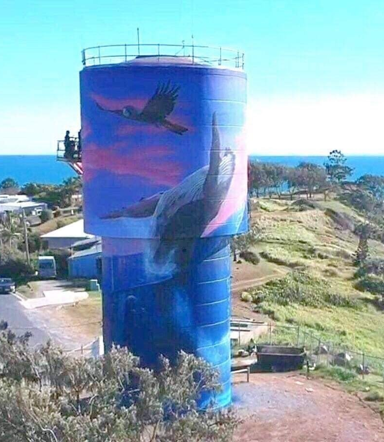 Australian Water Tower Art