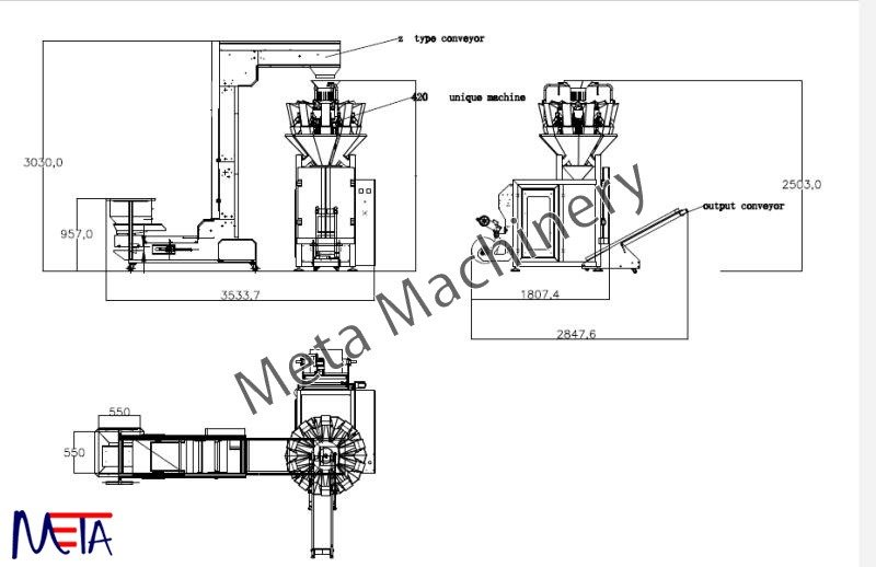 Granular Sachet Packing Machine Malaysia - Meta Machinery