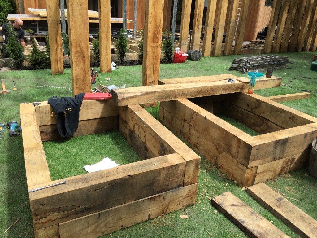 Photos of railway sleeper applications