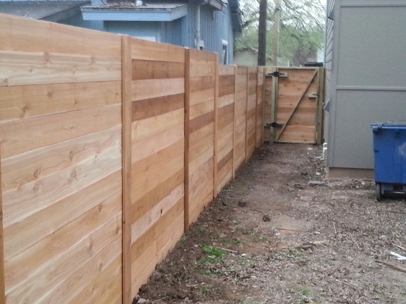 Horizontal Privacy Fence | Pflugerville Pfence Company