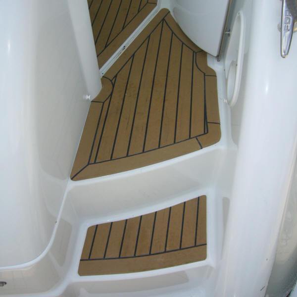 VIP Marine Services Boat Synthetic teak deck installation in Sydney.