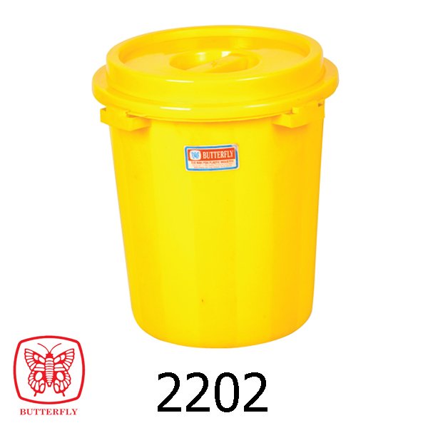Plastic Pail With Cover | Household Supplies | Butterfly Plastic
