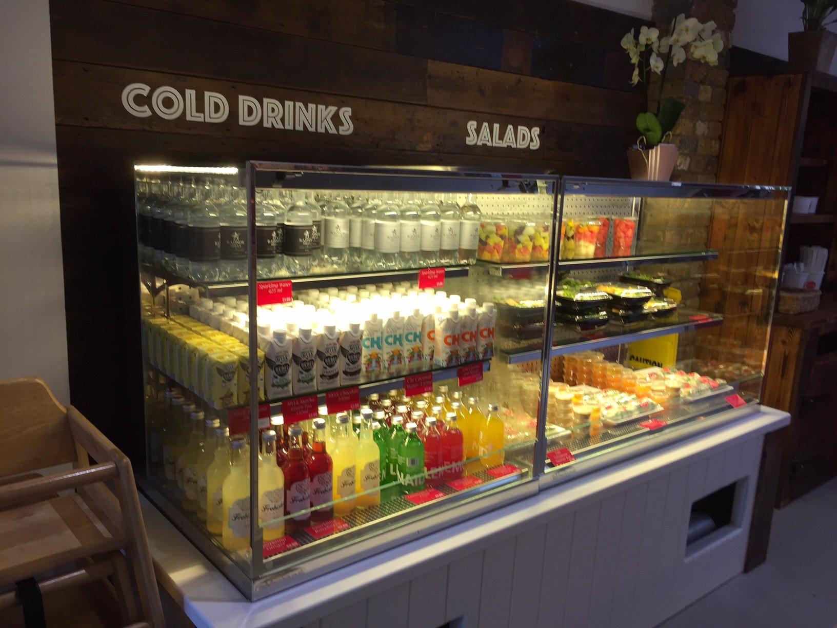 Grab & go self-service counters in London, UK