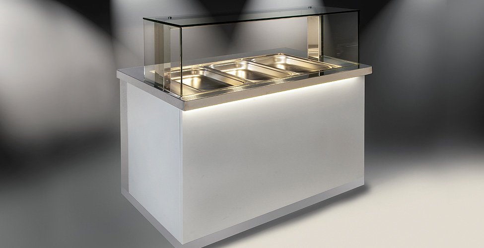 Hot & cold servery counters in London, UK