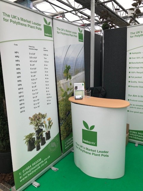 Polythene plant pots made from recycled polythene by Hadopots