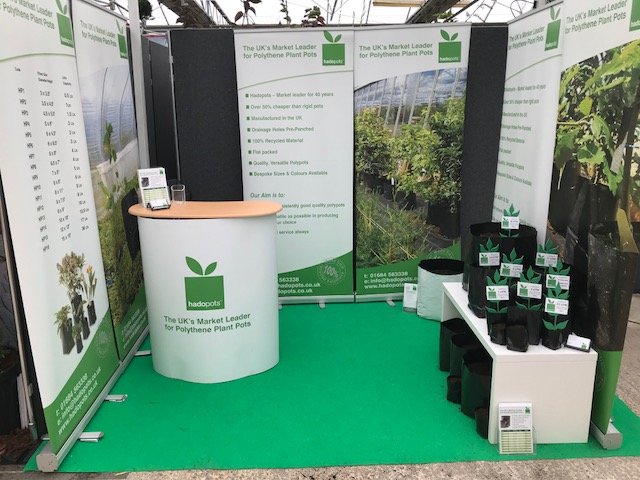 Polythene plant pots made from recycled polythene by Hadopots