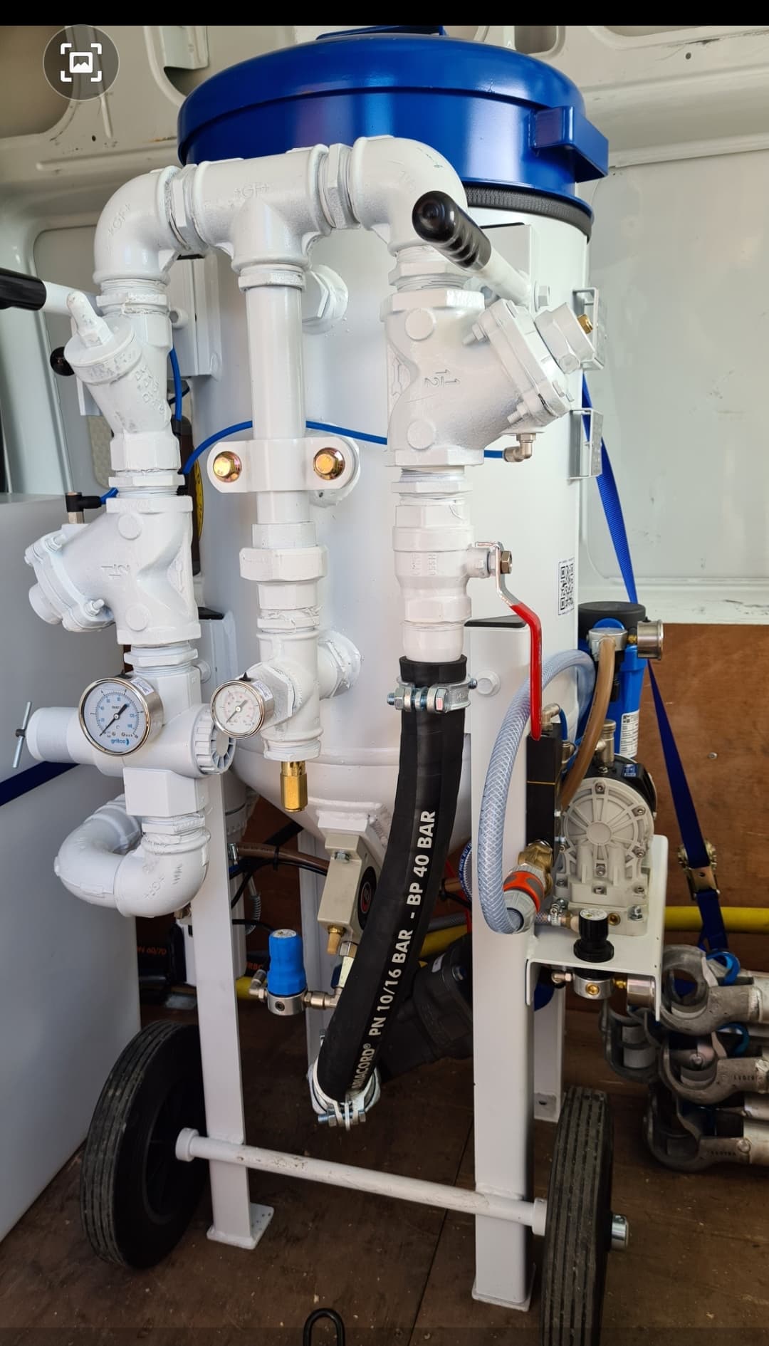 PJ Mobile Soda Blasting dustless blasting mobile blasting sand blasting ...