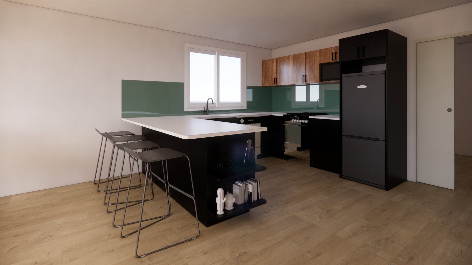 Kitchen Design for Eunice | Portfolio | Pzazz Design