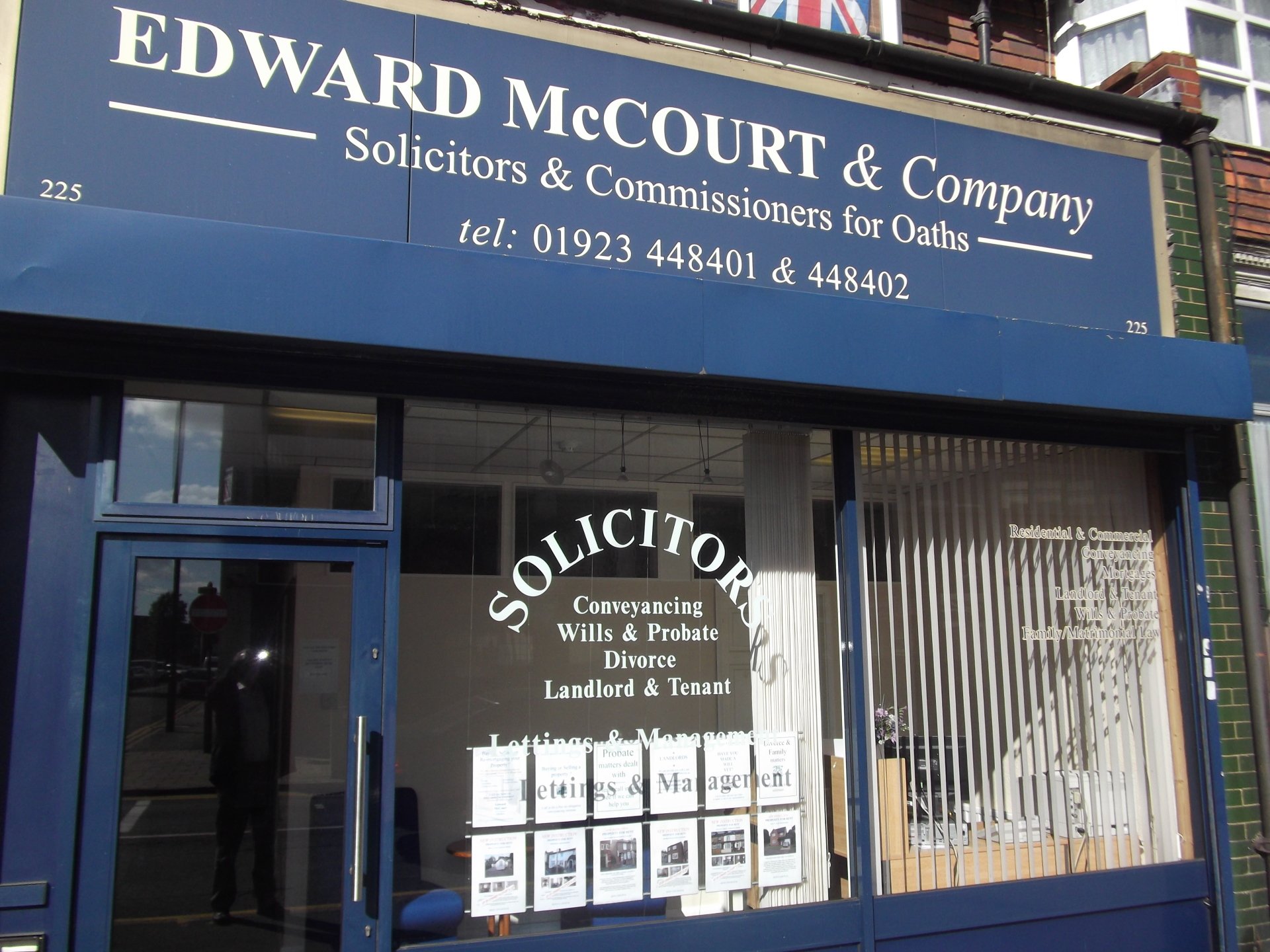Edward McCourt & Company, solicitors & commissioners for oaths in ...