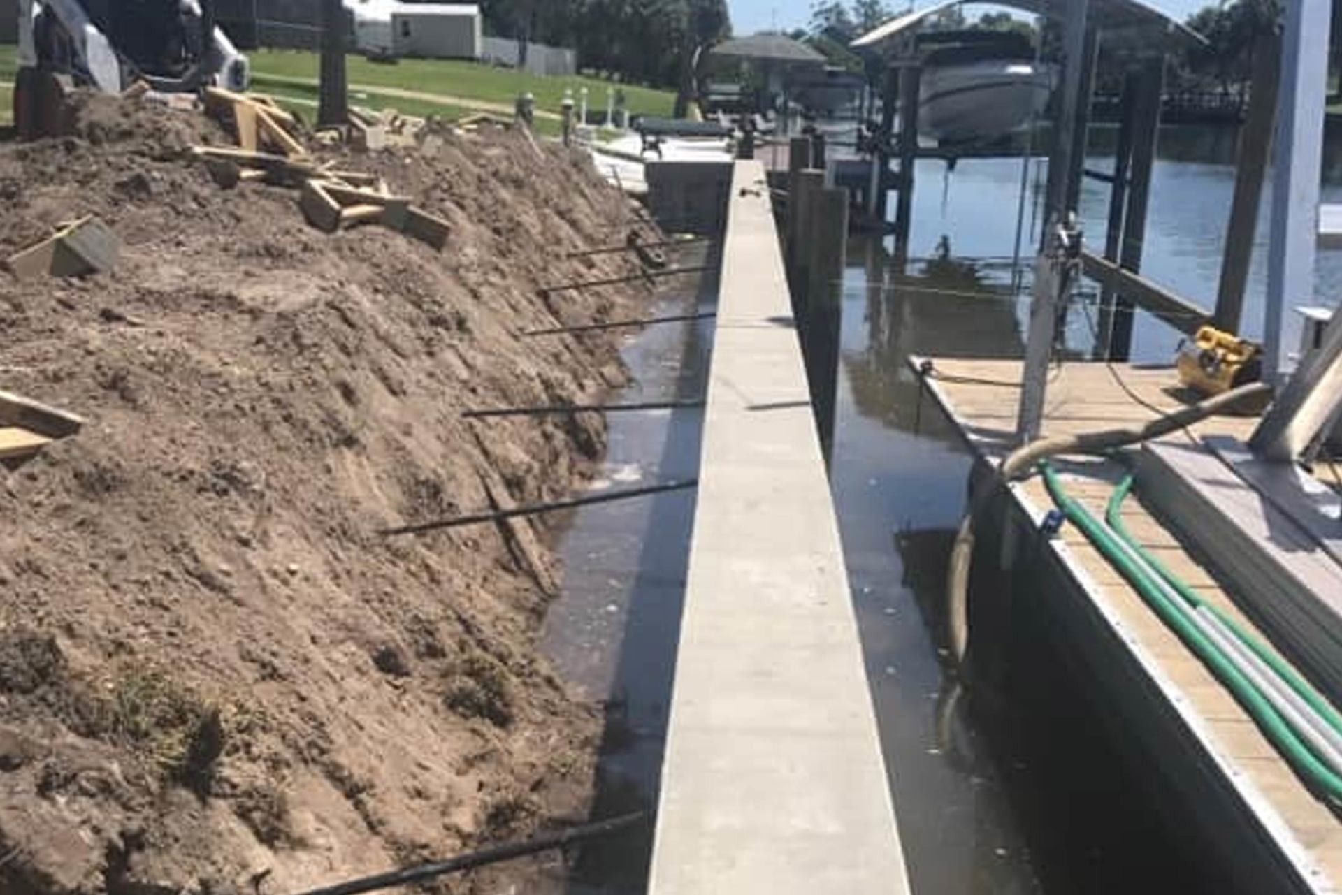 Seawall Construction | Englewood, FL | Creative Marine Construction