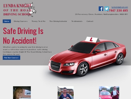 Patient Driving Instructor Around The Rushden Area With Lynda Knight