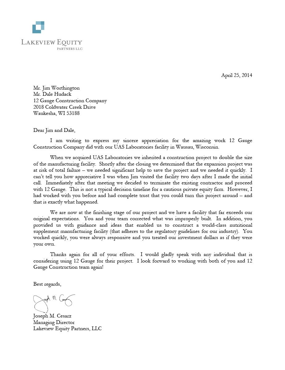 UAS Labs |Madison, WI | 12 Gauge Construction, LLC