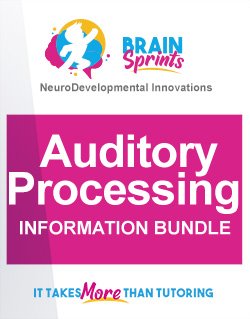 Auditory Processing Training Online | APD Tutoring - Brain Sprints
