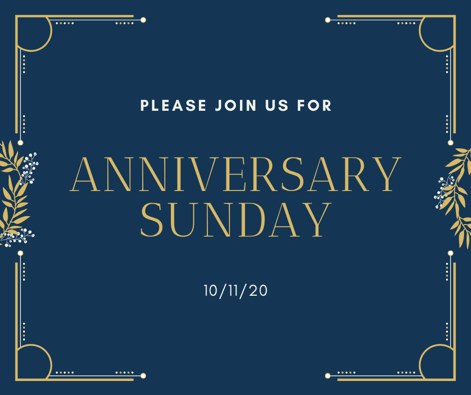 Anniversary Sunday