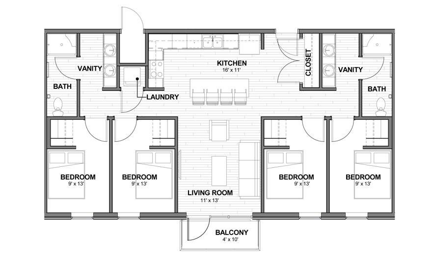 Canopy Lofts | Second Floor Apartments | On-Site Management