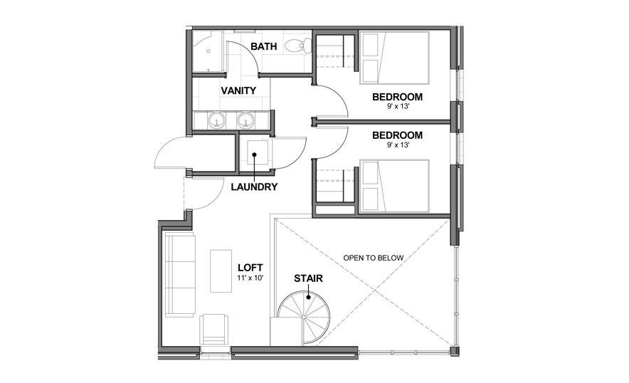 Canopy Lofts | Fourth Floor Apartments | Loft Style Housing