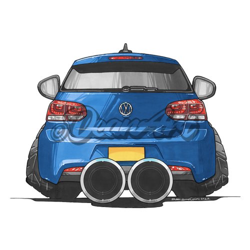 DeanArt Caricatures - Hand drawn vehicle caricatures