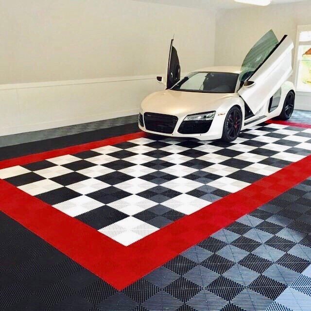 Custom Garage Floor Tiles - Multiple Color Options - Memphis TN