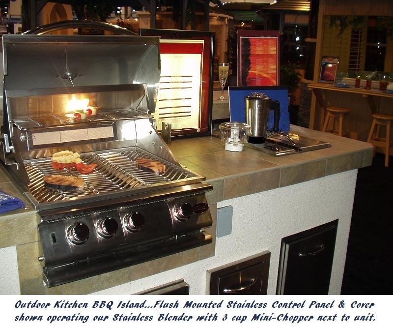 The Kitchen Prep Multi Chef outdoor BBQ installation