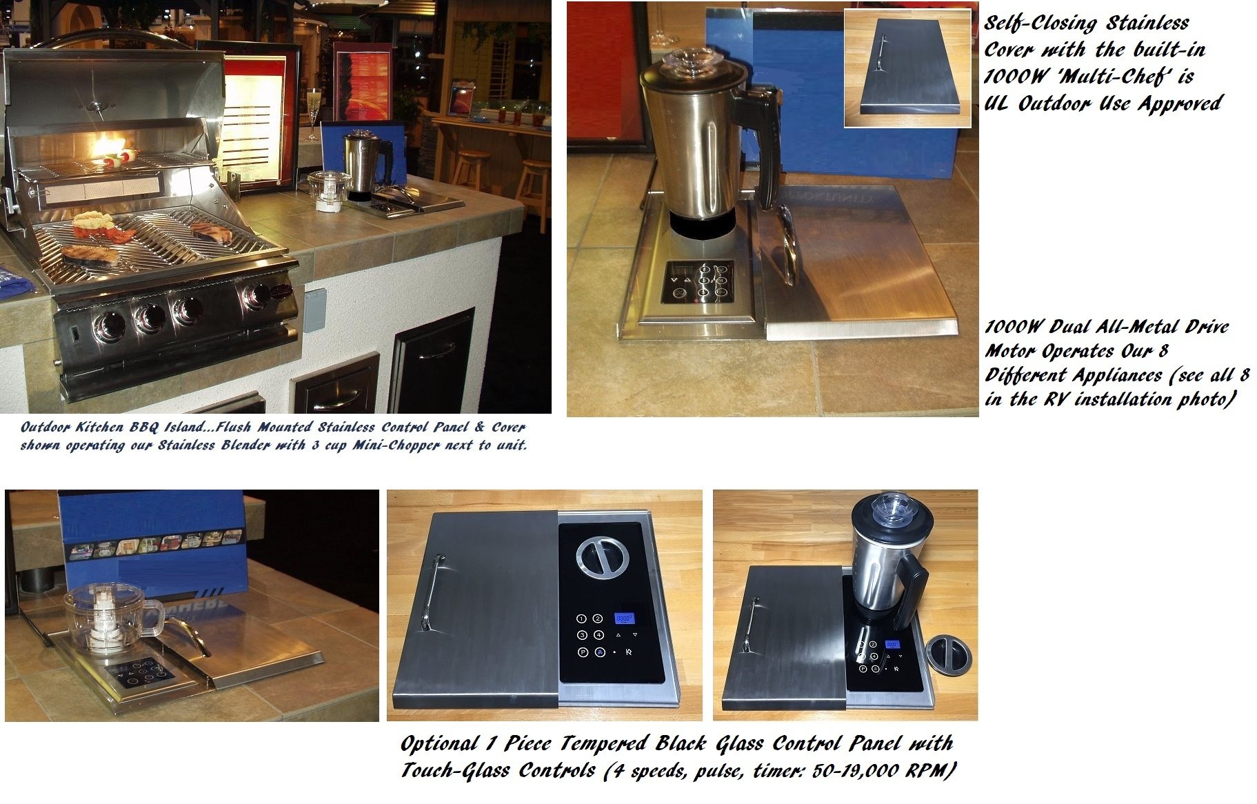 The Kitchen Prep Multi Chef outdoor BBQ installation