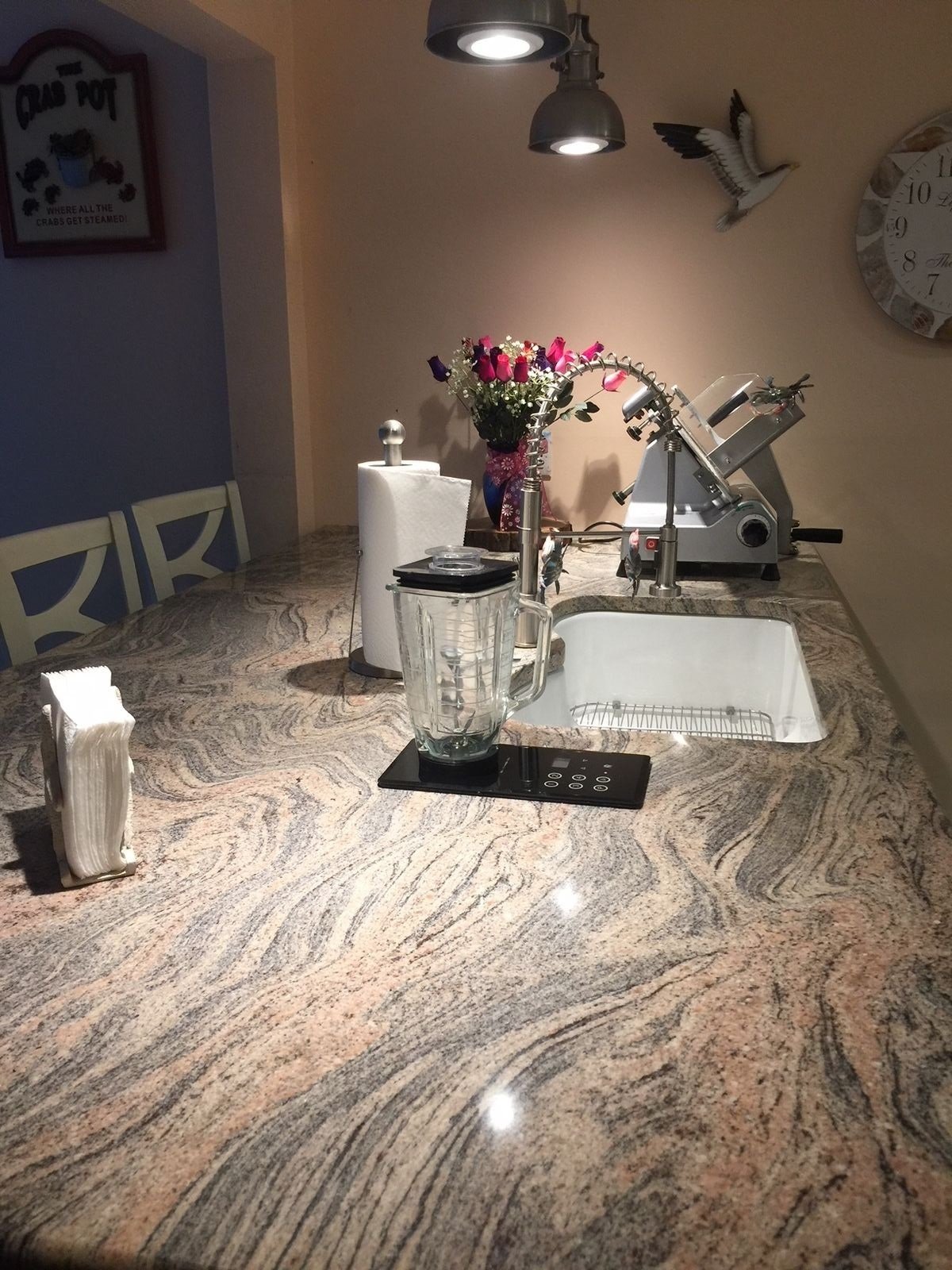 The Kitchen Prep Multi Chef counter top installation