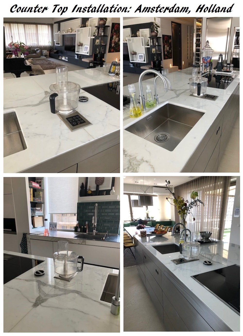 The Kitchen Prep Multi Chef counter top installation