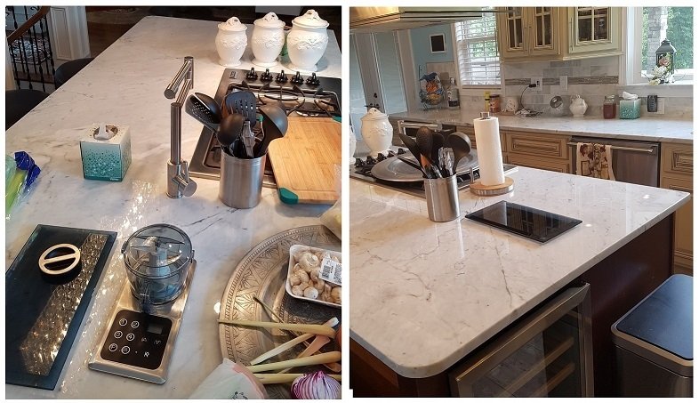 The Kitchen Prep Multi Chef counter top installation