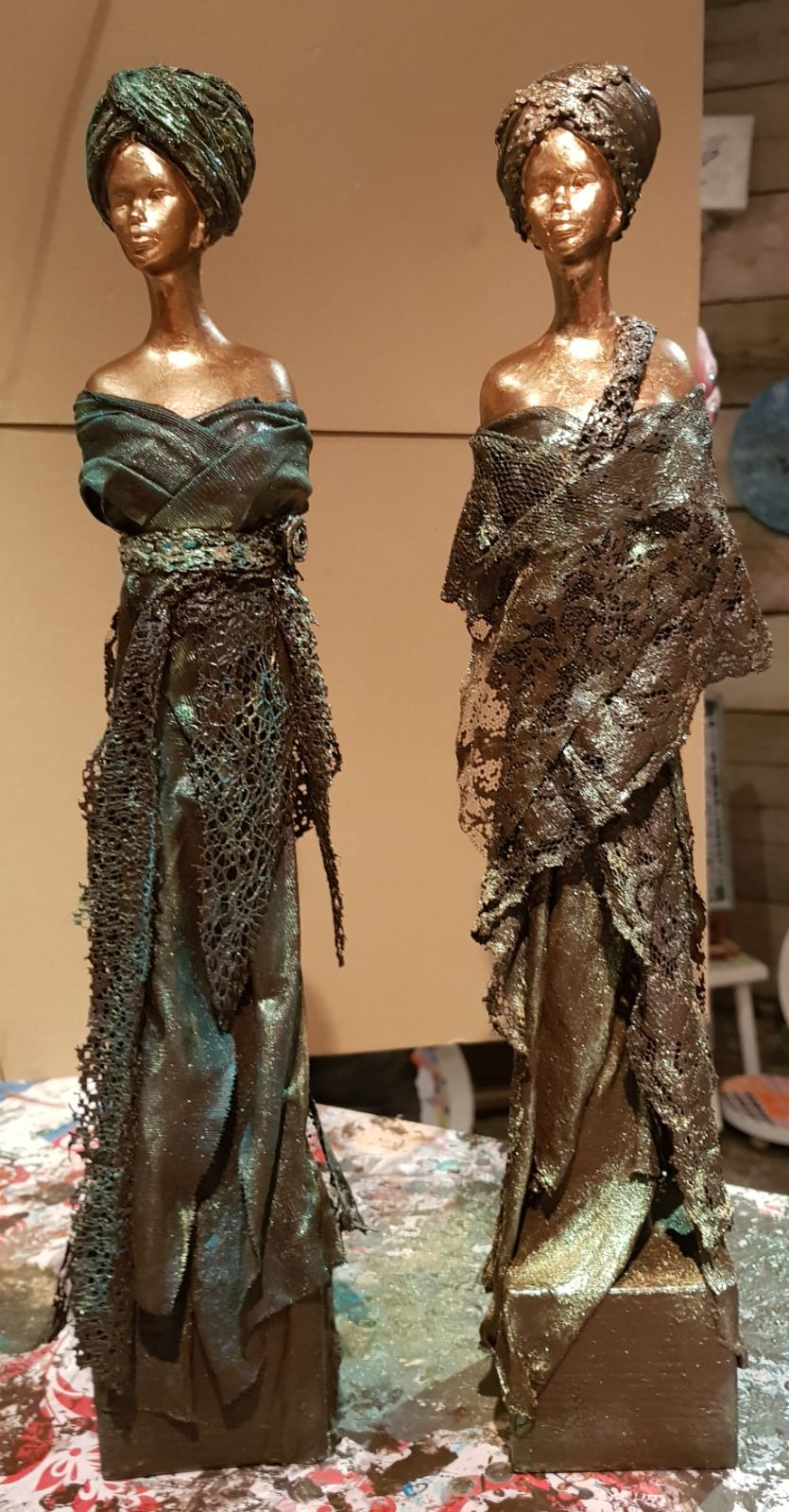 Creatieve workshop Powertex van beelden tot powertex poppen