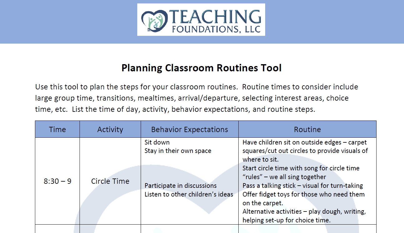 How to Conquer Your Year with Successful Preschool Routines