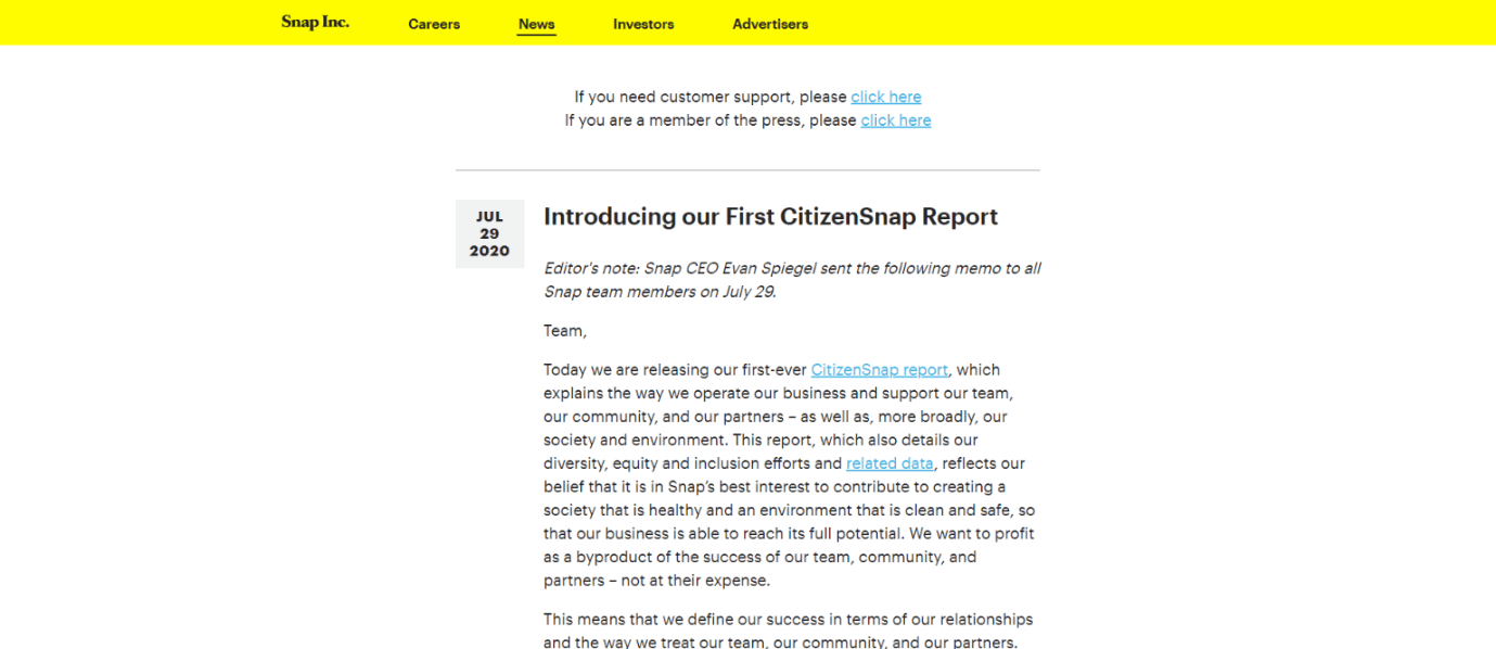 Media Page Essentials & Examples