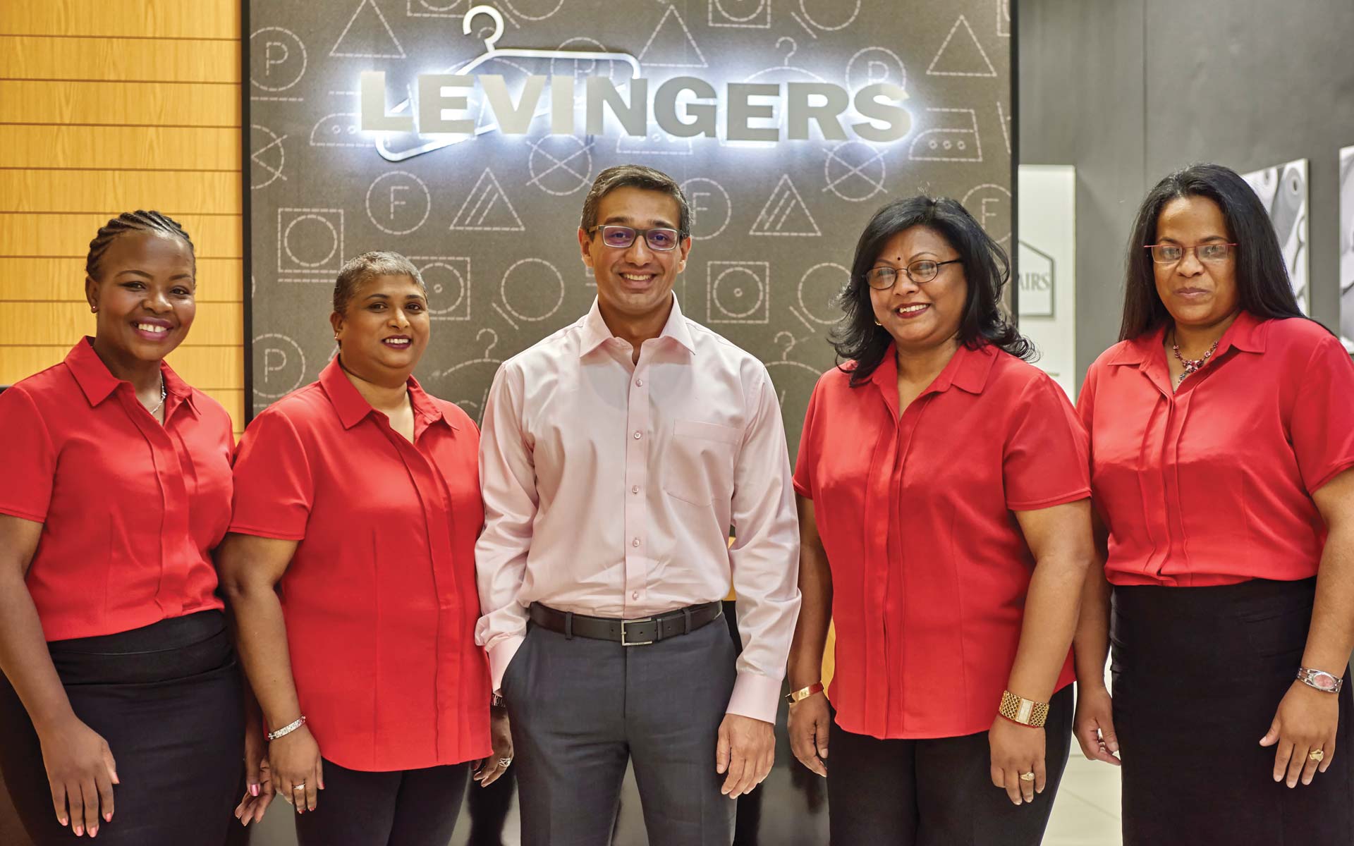 Perfectly cleaned and pressed with Levingers