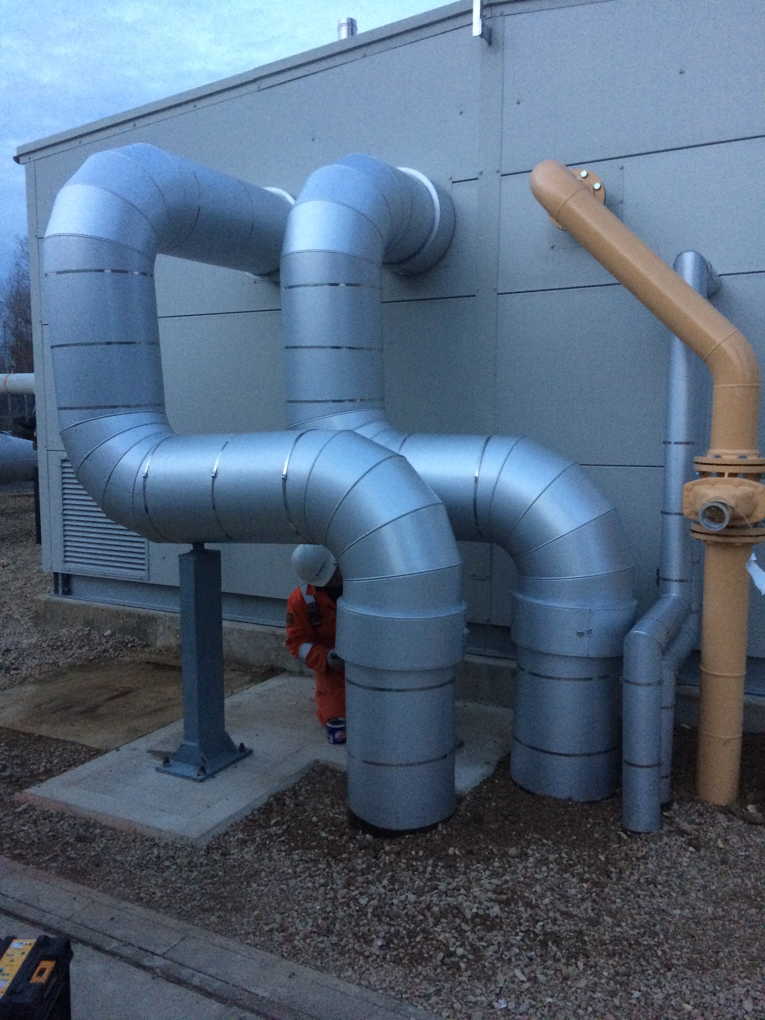 Images of insulation, lagging, trace heating and cladding of pipework ...