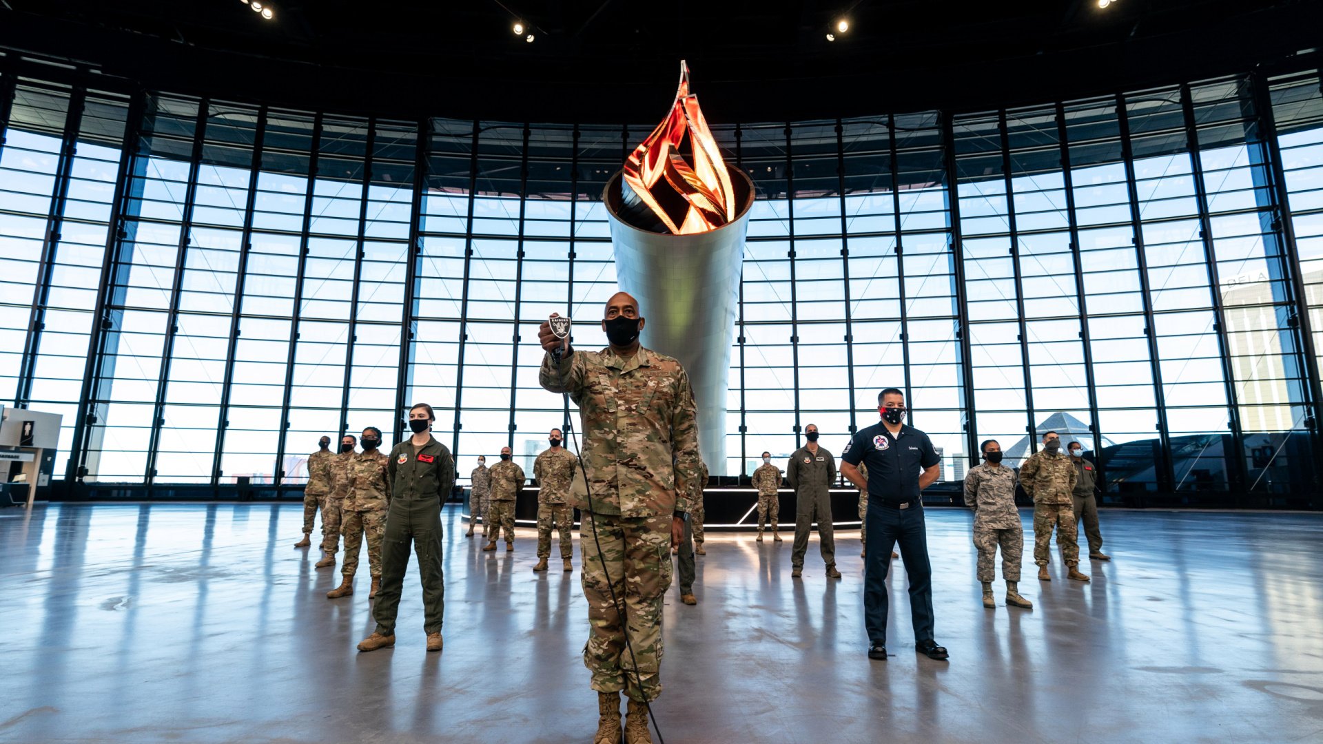 Al Davis Memorial Torch Flame | ASTOUND