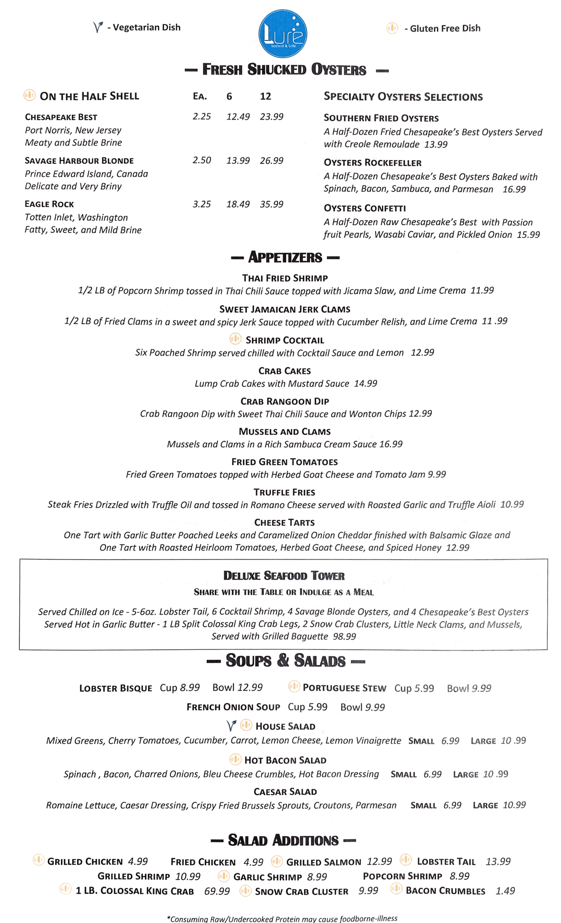 Lure Seafood and Grille | Owensboro, KY