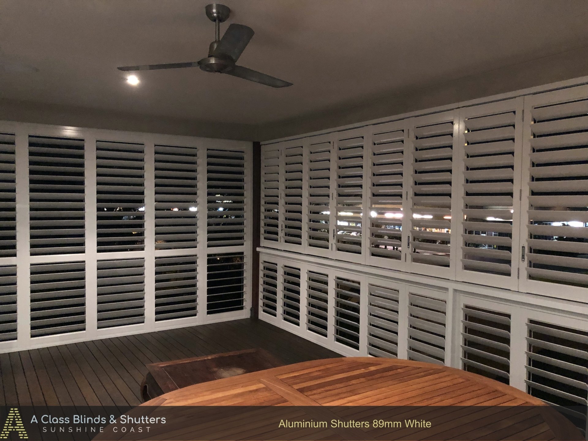 Aluminium Shutters by A Class Blinds & Shutters Sunshine Coast ...