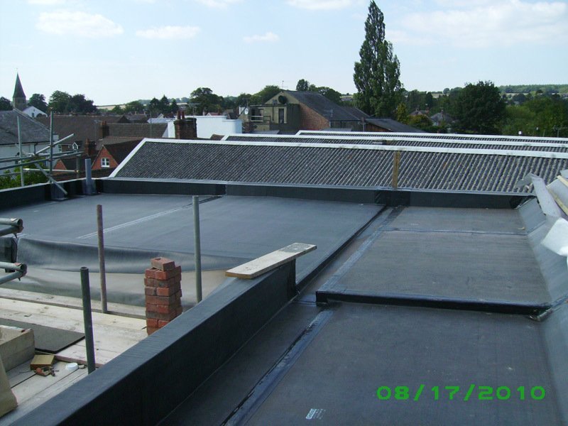 Flat roof and Rubberbond roofing in Surrey & Hampshire