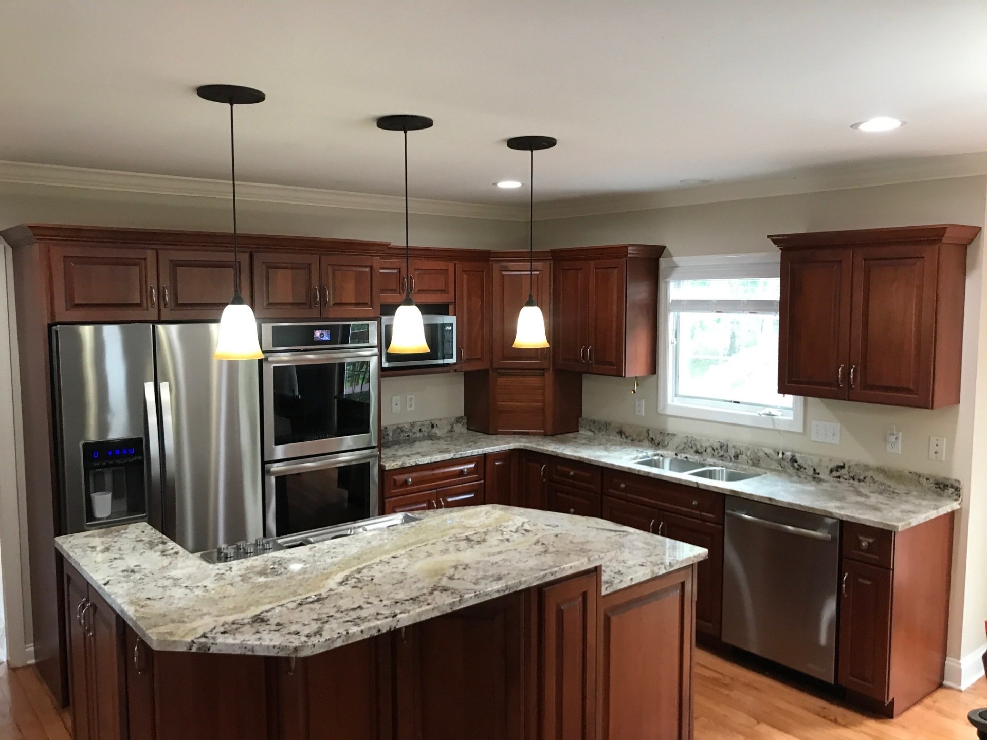 Granite Kitchen Countertop Design, Template and Install in Pittsburgh