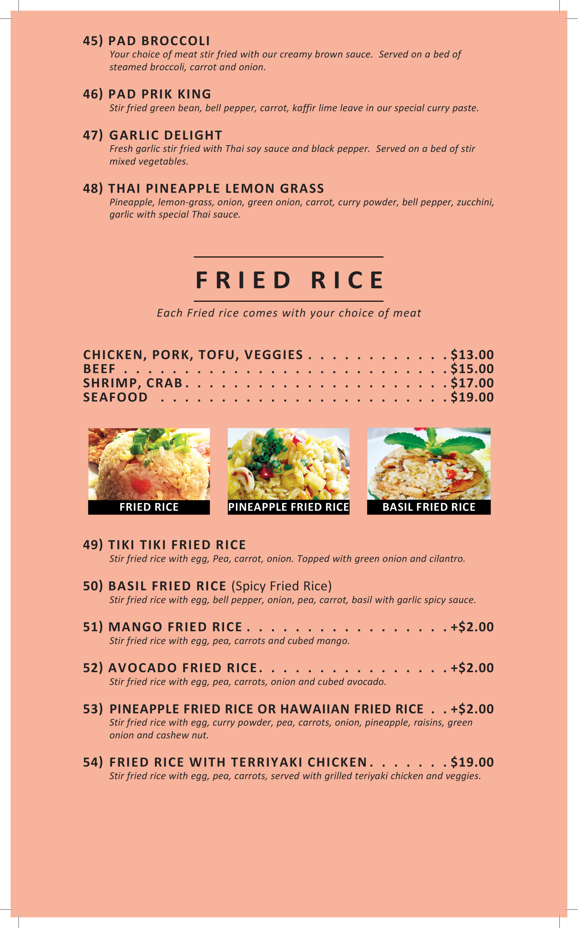 Tiki Thai Cuisine Maui