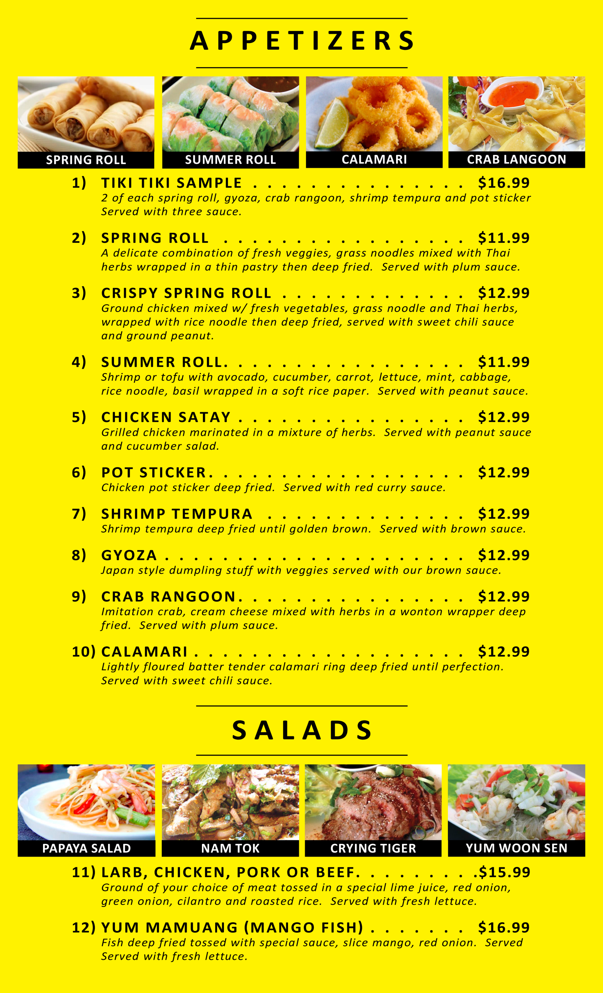 Tiki Thai Cuisine Maui