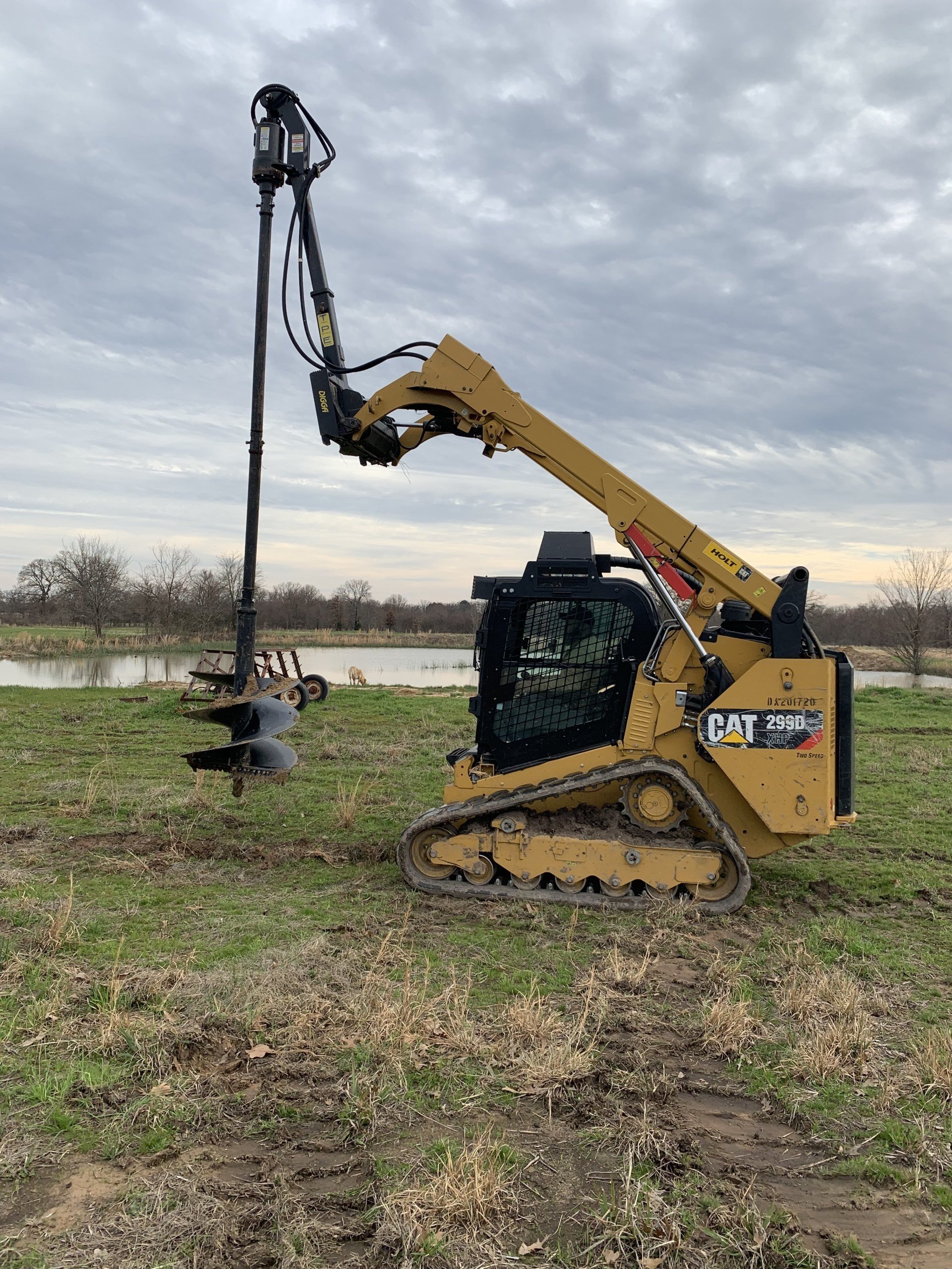 Pier Drilling & House Pads | G3 Ranch Works | Alba, Texas