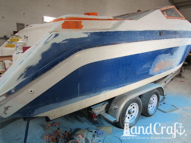 Boat Restoration Photos Before and After – LandCraft Marine