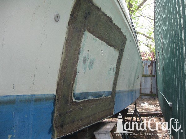 Before and After Pictures of Boat Repairs – LandCraft Marine