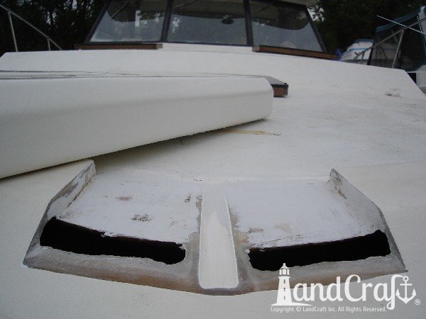Before and After Pictures of Boat Repairs – LandCraft Marine
