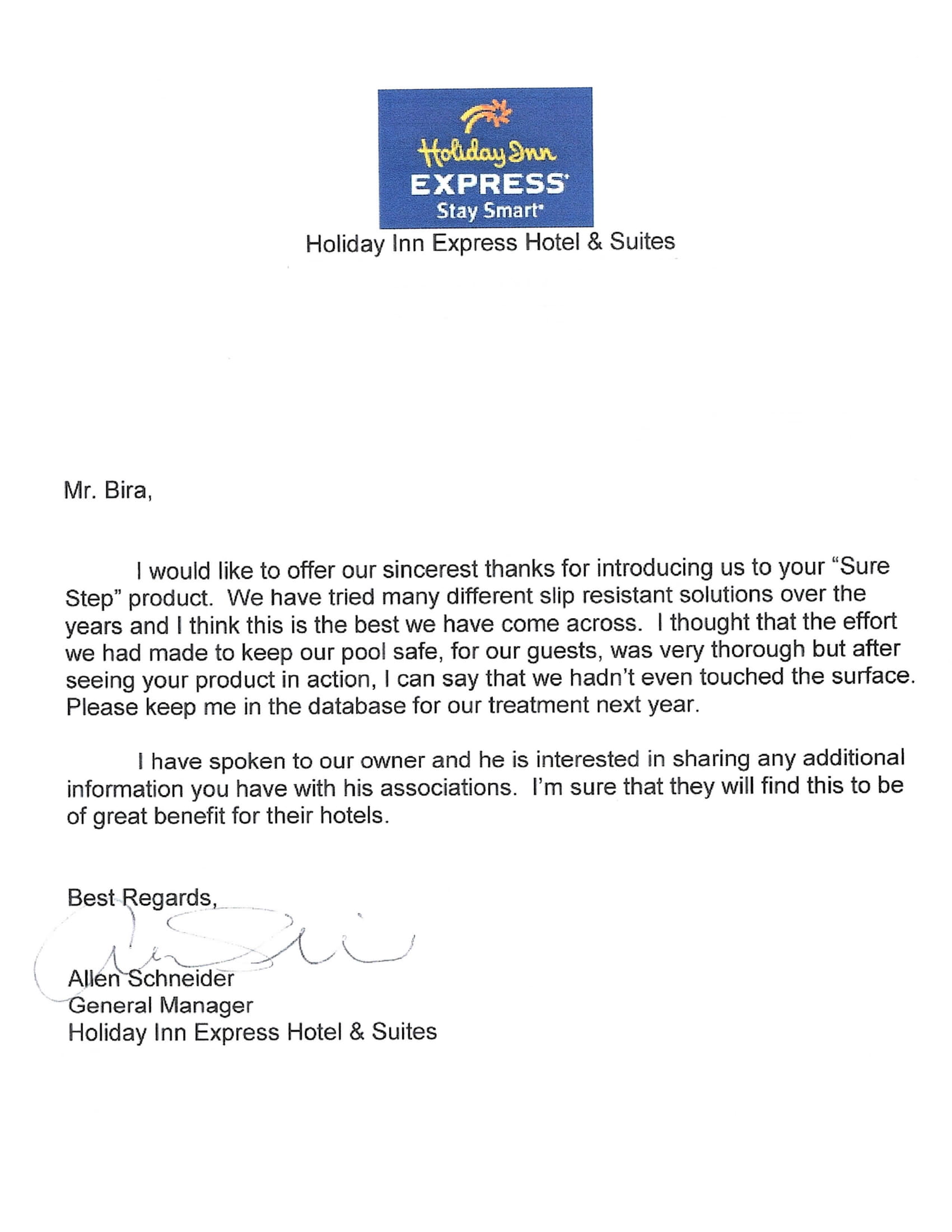 Sure Step | Customer Testimonials