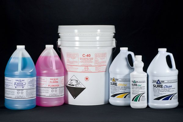 Slippery Floor Products | Germicidal Cleaner | Sure Step Non-Slip