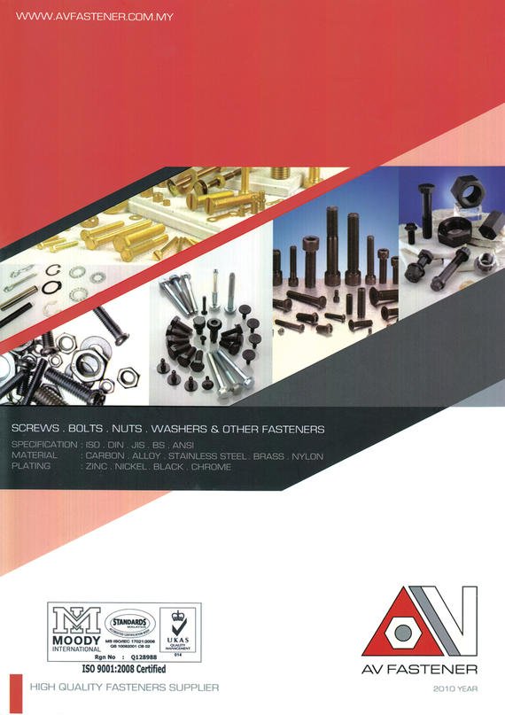 Anchor, Bolt, and Nut Supplier Malaysia - AV Fastener (M) Sdn. Bhd.