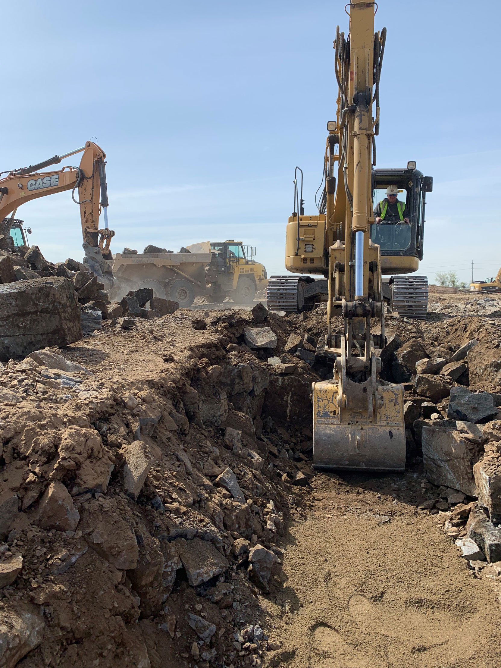 Open Trenching l Orchards, WA l Tilton Excavation Co.