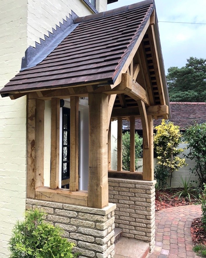 The English Porch Company Yeovil Oak Framed Porch Kits