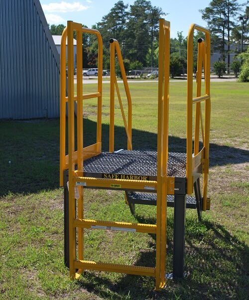 Crossover Ladders & Work Platforms | Houston & Beaumont, TX | Custom ...