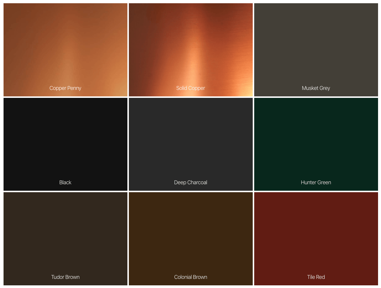 Interlock® Lifetime Metal Roofing Systems — 5 Profiles + 9 Colours